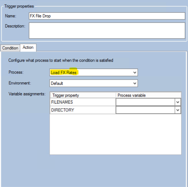 Cognos Command Center – Setting up Triggers